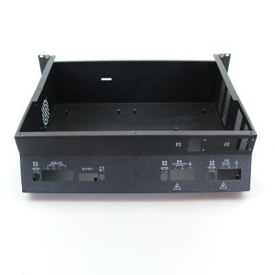 中国 アルミニウム6061 ブラックアノジゼーションで加工するCNCフレッシング部品 販売のため