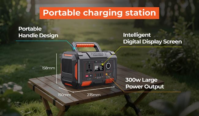 Solar generator with included accessories