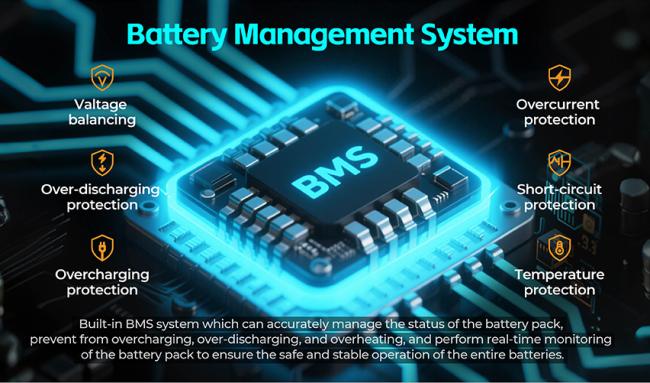 Solar generator with LED display