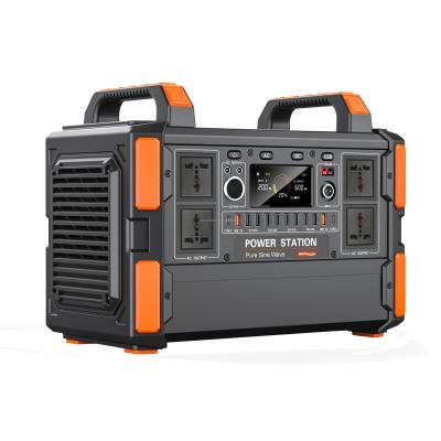 China LiFePO4 Portable Power Station Outdoor Solar Powered Portable Power Station 1200W for sale
