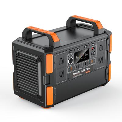 China LiFePO4 Portable Power Station Outdoor Solar Powered Portable Power Station 1200W for sale