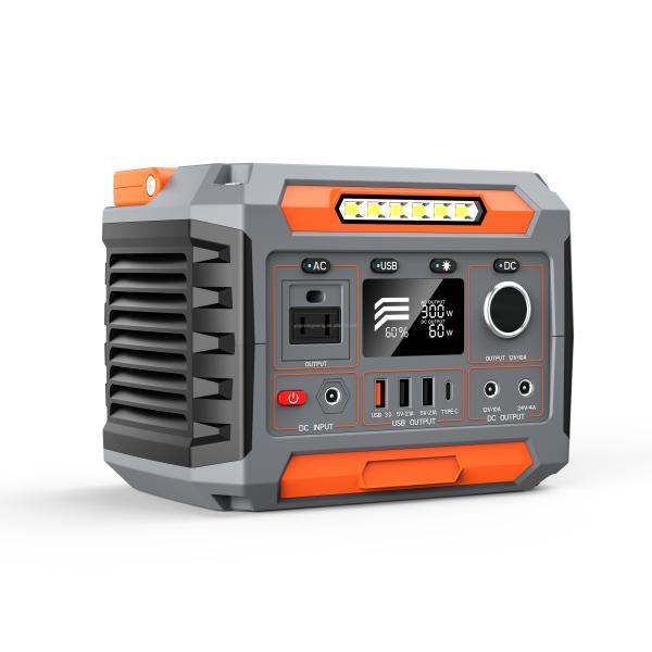 Quality Multi Function 300W Portable Power Station With Solar Charging / Lithium Ion for sale