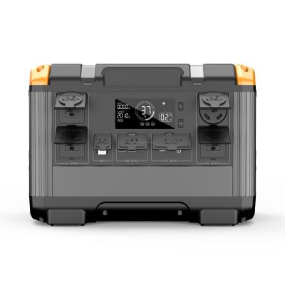 China Controller MPPT 2400W Sistema de iluminación LED de estación de energía portátil para almacenamiento de energía solar en venta