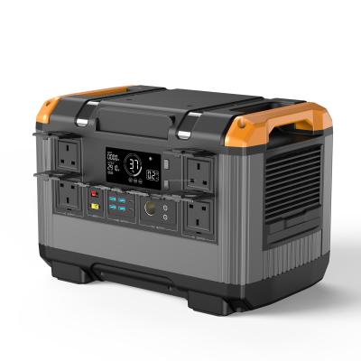 China Pure Sine Wave Portable Power Station 2000W 2400W For Indoor Outdoor Emergency for sale