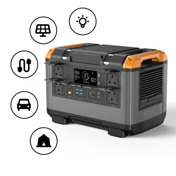 Quality MPPT Controller 2400W Portable Power Station LED Lighting System For Solar Energy Storage for sale