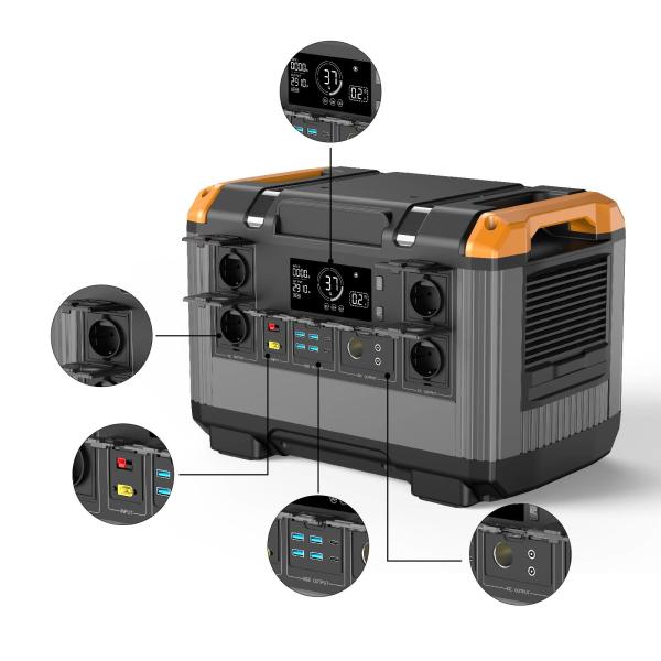 Quality Pure Sine Wave Portable Power Station 2000W 2400W For Indoor Outdoor Emergency for sale