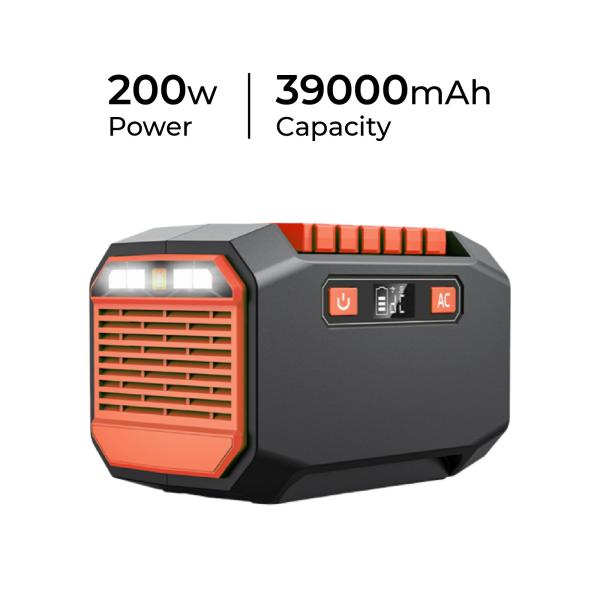 Quality 3.7V 200W Portable Power Station Outdoor With Lithium Battery / Solar Inverter for sale