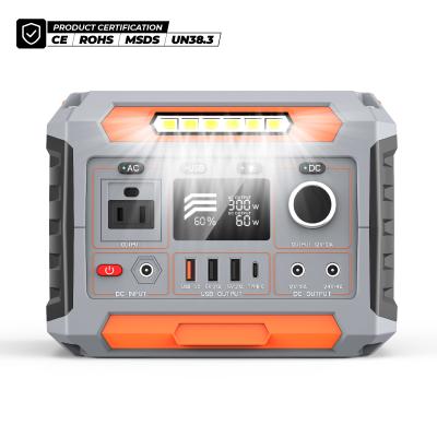 China All In One Solar Generator 300W 270Wh Solar Portable Power Station For Camping for sale