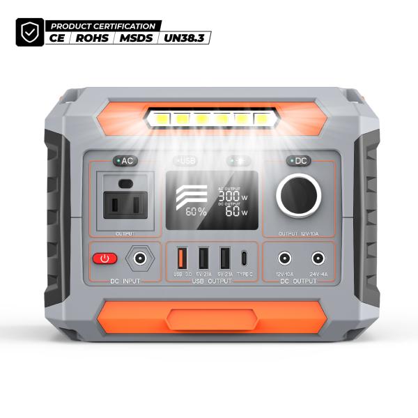 Quality All In One Solar Generator 300W 270Wh Solar Portable Power Station For Camping for sale