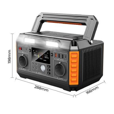 Cina Centrale elettrica portatile ad alta capacità di 600W Per attività all'aria aperta Viaggi Campeggio Guida in vendita