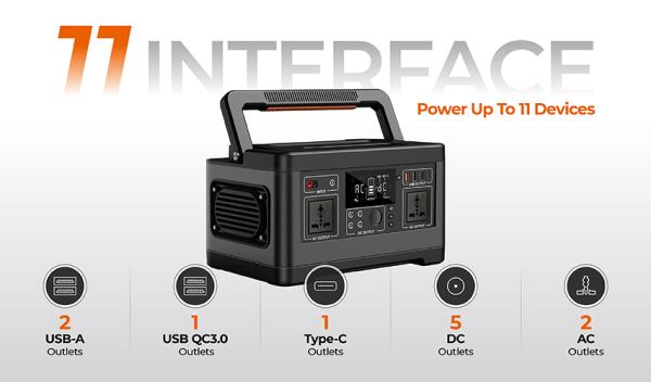 Quality 500W Solar Energy Storage Battery Portable Power Generator Multipurpose Camping for sale