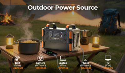 China Portable Power Station 1200W Emergency Power Supply 110V 220V lithium Battery Power Station Multi-Function Solar Energy Storage for sale