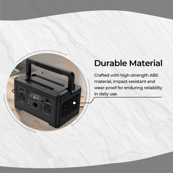 Quality High Quality 500W 520wh Portable Power Station Lithium Battery Solar Inverter for sale