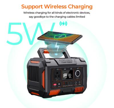 China Estação de Energia Solar Portátil de 300W com Bateria de Lítio e MPPT à venda