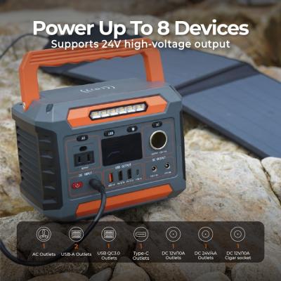 China 300W Portable Power Station with MPPT Controller and Wireless Charging for sale