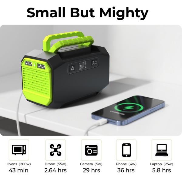 Quality 200W Portable Power Station with MPPT and Lithium Ion Battery for sale