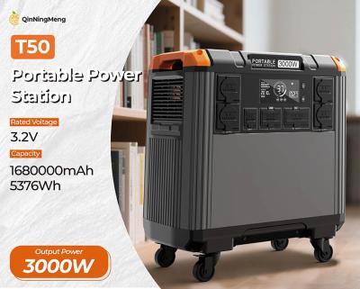 China 3000W Portable Power Station with LiFePO4 Battery MPPT Solar Panel Charging for Home Outdoor Use and EU/US Car Power Source JP/AU for sale