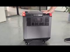 Lifepo4 3000W Estação de Energia Portátil Gerador Solar Adaptador AC Fonte de Energia