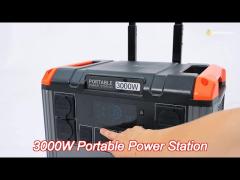 OEM 3000W Estação de Energia Portátil Pure Sine Wave para acampamento ao ar livre
