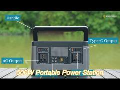 Home Outdoor Emergência Estação de Energia Portátil Painel Solar Com Bateria de Íons de Lítio