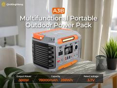 300W φορητή ηλιακή γεννήτρια 288Wh με αναπτήρα πούρων Ηλιακή ενέργεια καθαρός μετατροπέας κυμάτων sinus