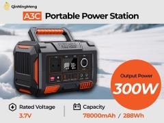 Centrale elettrica portatile 300W 288Wh Generatore di energia solare di emergenza portatile