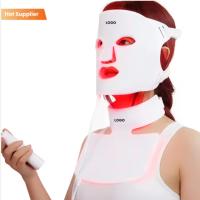 Quality HSY-FM0208 Portable 4 Colors Silicone Red Light Therapy Facial Masks for sale