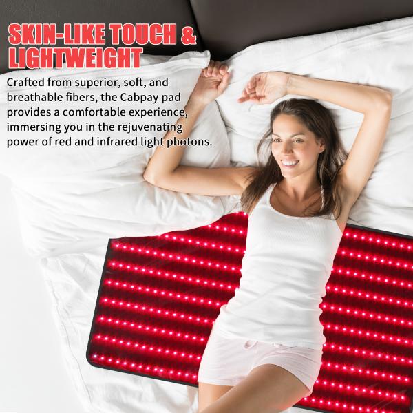 Quality HSY-TW01280 Full Body Wellness Red & Near-Infrared Light Therapy Fabric Mat for sale