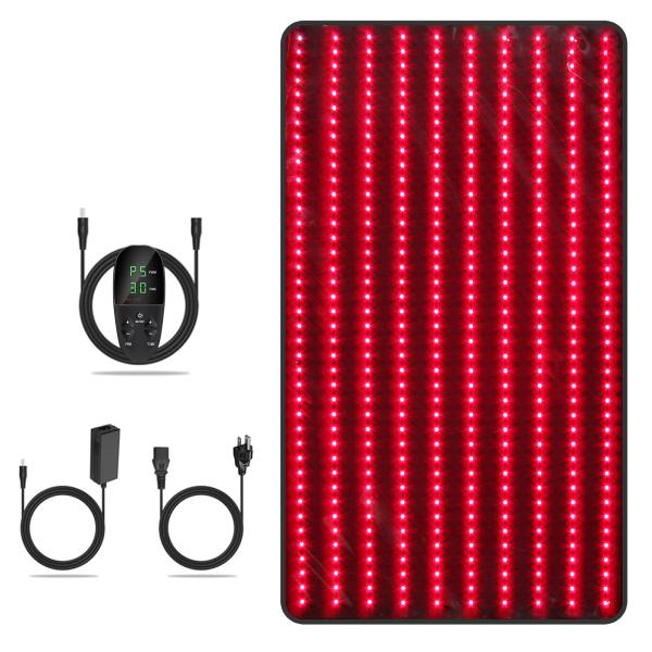 Quality HSY-TW01280 Full Body Wellness Red & Near-Infrared Light Therapy Fabric Mat for sale