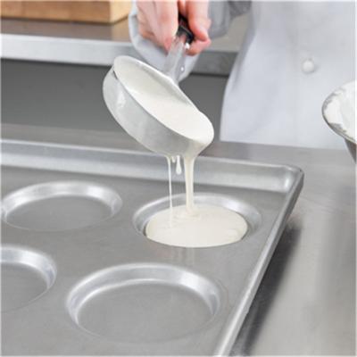 China RK Bakeware China 3 het Duim Verglaasde Aluminumized-Broodje Pan Baking Tray van de Staalhamburger Te koop
