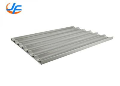 中国 RK Bakeware 中国 6 フルート アルミ バゲット パン 18 