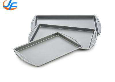 China RK Bakeware China Alumínio bandeja de panificação comercial de alumínio de esquina redonda folha panela à venda