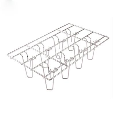 Cina RK Bakeware China Foodservice Gn1/1 Forno combinato in acciaio inossidabile Chicken Grilled Spike Rack in vendita