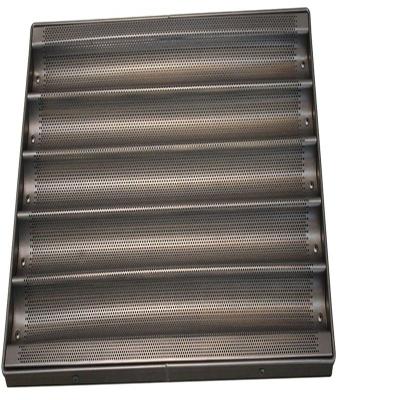 Cina RK Bakeware Cina Foodservice NSF Non-stick 6 file Baguette Tray Pan Panetteria French Loaf Mold in vendita