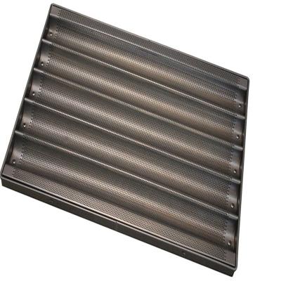 Cina RK Bakeware Cina Foodservice NSF Non-stick 6 file Baguette Tray Pan Panetteria French Loaf Mold in vendita
