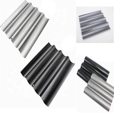 Cina RK Bakeware Cina Foodservice NSF Non-stick 6 file Baguette Tray Pan Panetteria French Loaf Mold in vendita