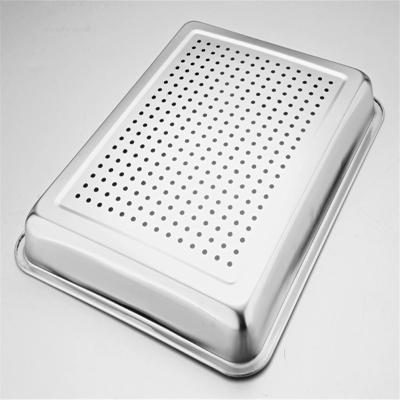 中国 RK Bakeware 中国 食品サービス NSF フルサイズ 600X400 パフォーレート アルミニウム フラット プレイン シー ブーン パン / パン パン 販売のため