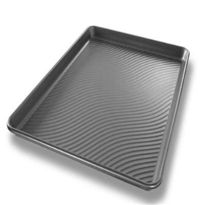 Китай RK Bakeware China Foodservice NSF Неприкасаемая круглая угловая гофрированная алюминиевая плитка для выпечки продается