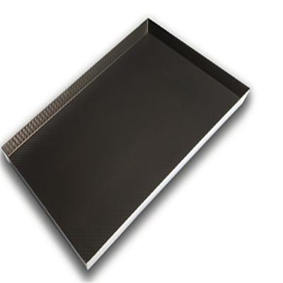 Китай RK Bakeware China Foodservice NSF Стеклянная алюминиевая сковорода Плоская стойка с неприлипчивым покрытием продается