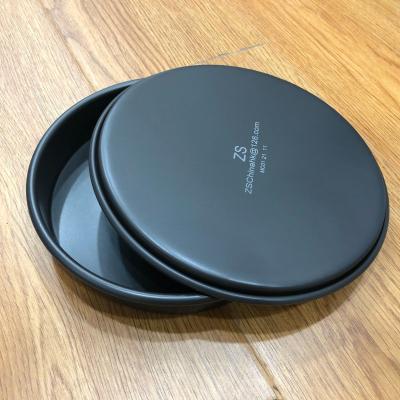 Cina RK Bakeware China Foodservice NSF 1 libbra Hard Anodized Aluminum Mousse Cake Pan & Lid in vendita