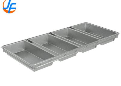 Cina RK Bakeware China- 4 Strappi Panne di pane in alluminio vetrato, Panne di pane in acciaio alluminizato Set in vendita
