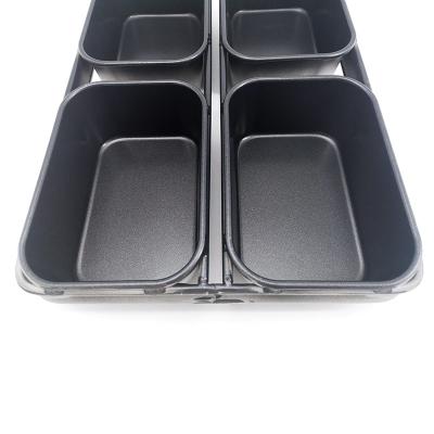 Cina RK Bakeware Cina Foodservice NSF 600g Non-stick 4 Strappi Farmhouse White Sandwich Bread Tin in vendita