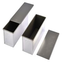 China Corrugated Nonstick Aluminum Pullman Bread Loaf Pan Customizable Size for Bakery for sale