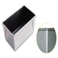 China Corrugated Nonstick Aluminum Pullman Bread Loaf Pan Customizable Size for Bakery for sale