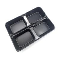China Silicone Glazed 4 Straps Pullman Sandwich Bread Mould Customizable Loaf Pan for sale