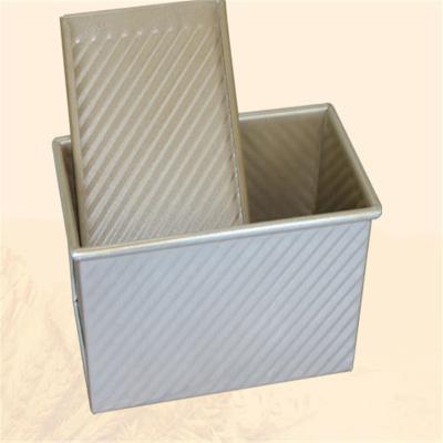 Cina Rk Bakeware Cina-Dip drawn Fluted Nonstick Pullman Pane Pan Pan in vendita