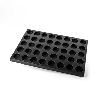 Cina RK Bakeware Cina Foodservice NSF Custom Glace Non Stick Cioccolato Fudge Brownie Cupcake Muffin Pan in vendita
