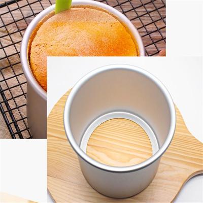 Cina Rk Bakeware Stampo per torta rotondo profondo in alluminio rimovibile in Cina, stampo per torta in vendita