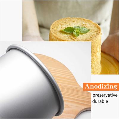 Cina Grado alimentare 4 Dimensione Legatura di alluminio intagliante in profondità muffa rimovibile per torte in vendita