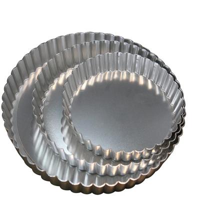 Cina Rk Bakeware Cina-Non-Stick Loose Base Fluted Quiche Pan in vendita
